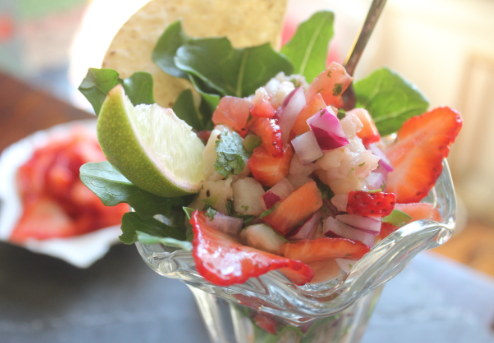 Love Happy Hour - Happytizer: Strawberry Ceviche Recipe